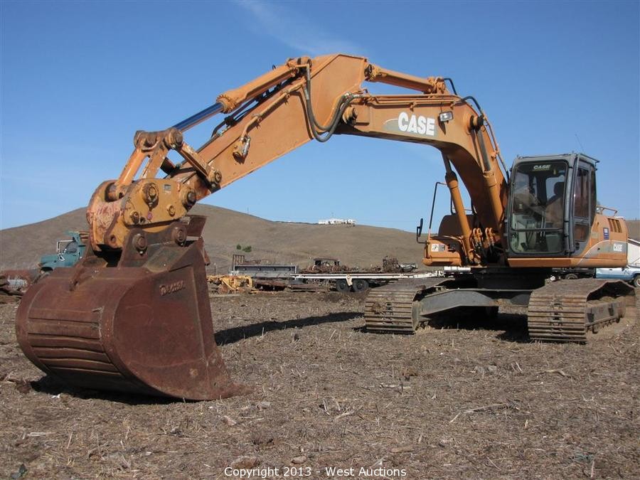 West Auctions - Auction: 2005 Case CX240 Excavator and Caterpillar 988 ...