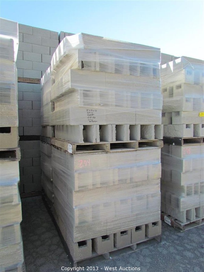 West Auctions - Auction: Stone Pavers, Concrete Blocks, and Retaining ...