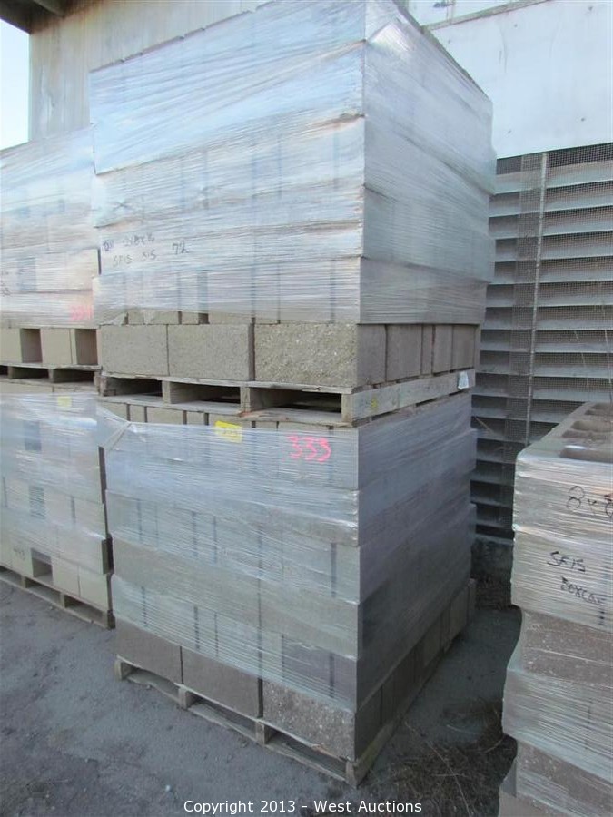 West Auctions - Auction: Stone Pavers, Concrete Blocks, and Retaining ...