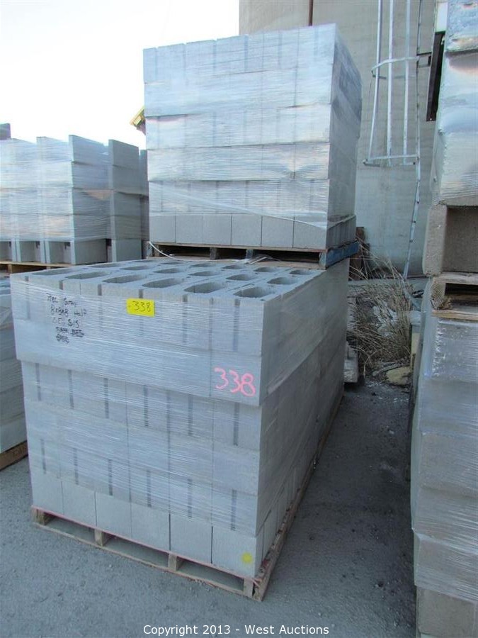 West Auctions - Auction: Stone Pavers, Concrete Blocks, and Retaining ...