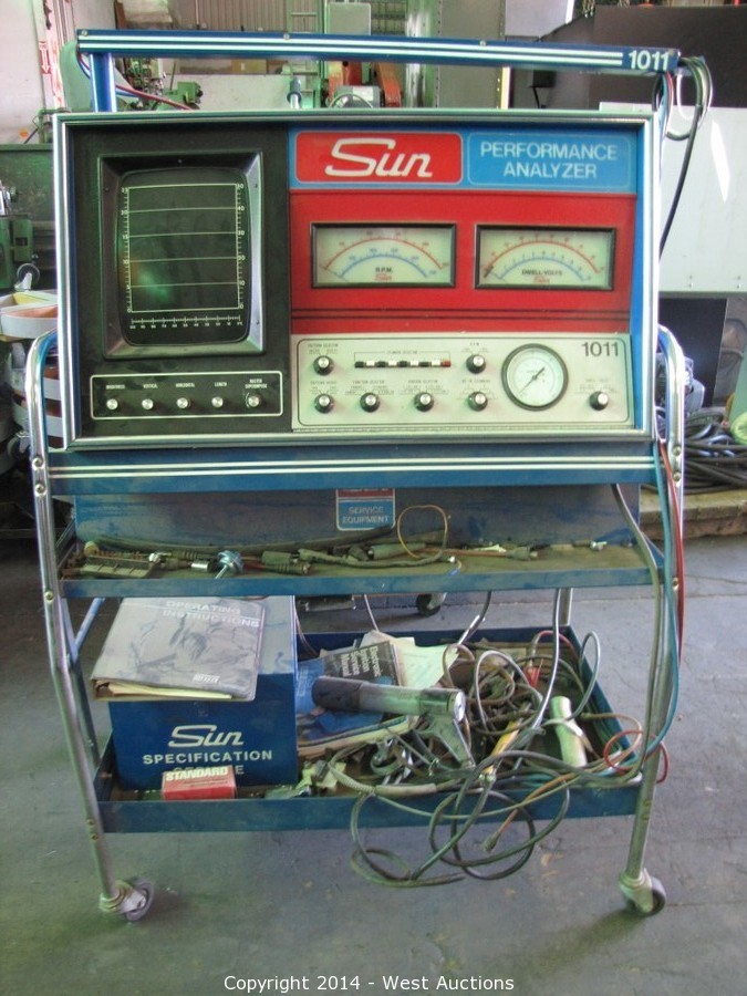 West Auctions - Auction: Heavy Equipment and Machinery from Bay Area Machine Shop ITEM: Sun ...