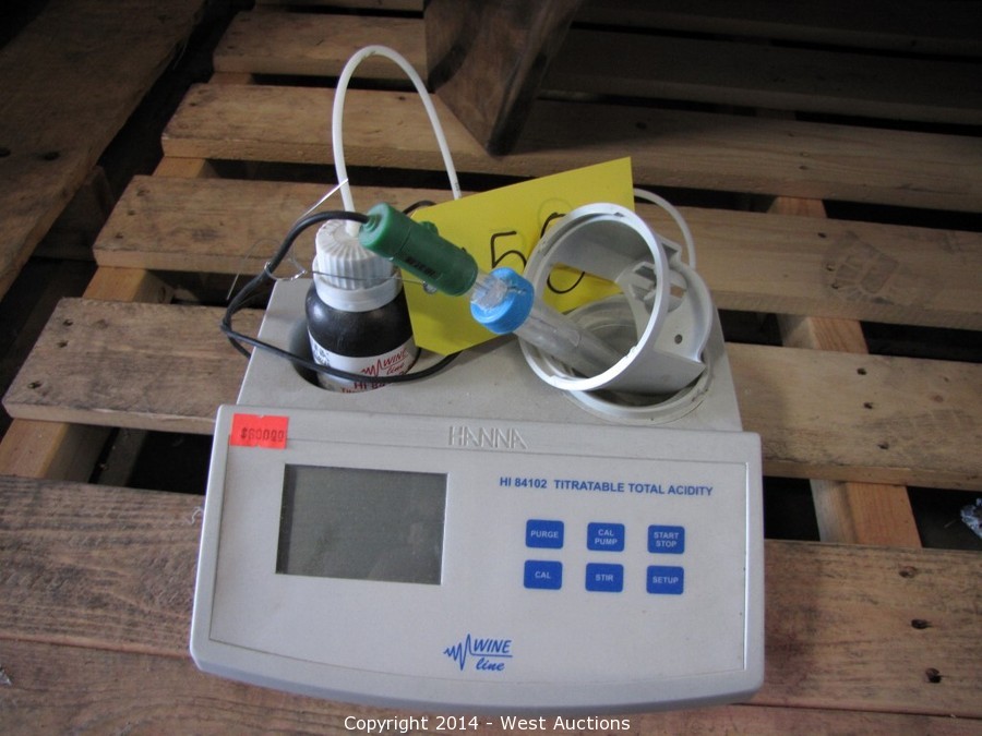 West Auctions - Auction: Winemaking Equipment and Supplies ITEM: Hanna ...