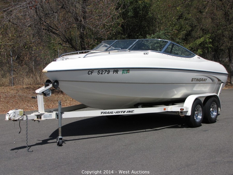 West Auctions - Auction: 2002 Stingray 190CS 20' Boat with Cuddy Cabin ...
