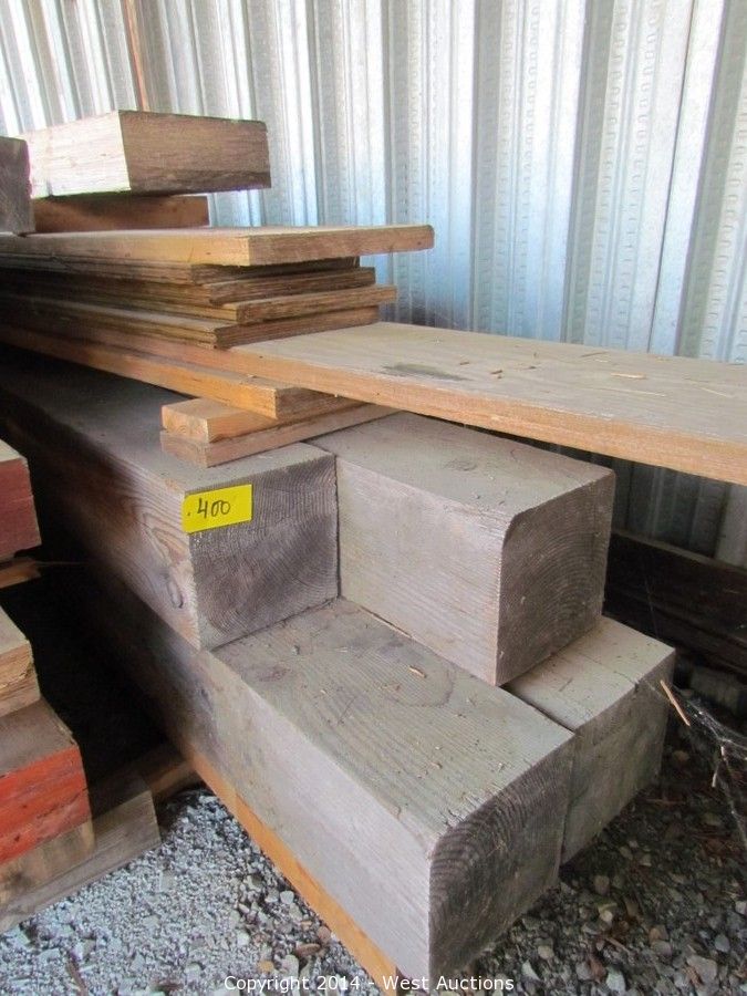 West Auctions - Auction: Construction Tools and Lumber from Framing ...