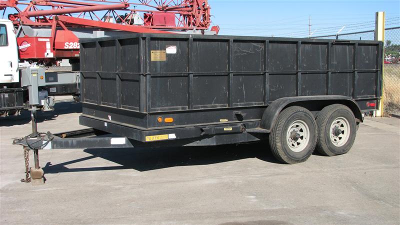West Auctions - Auction: 2000 Carson Dump Trailer 6x14 ITEM: 2000 ...