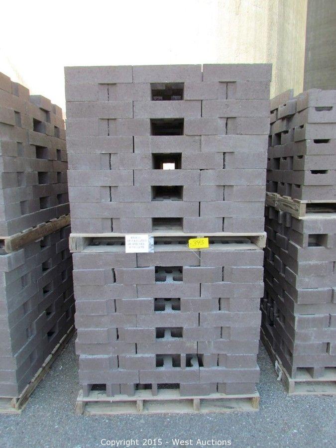 West Auctions - Auction: Stone Pavers, Concrete Blocks, and Retaining ...