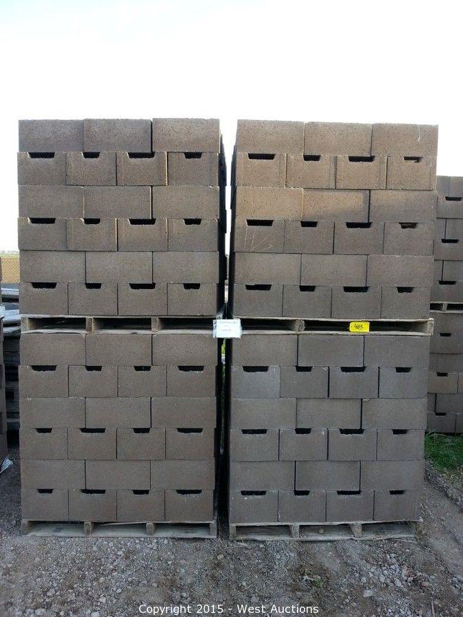 West Auctions - Auction: Stone Pavers, Concrete Blocks, and Retaining ...