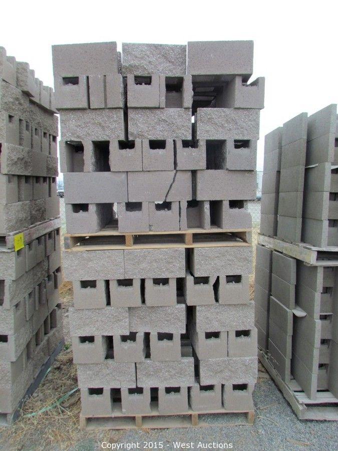 West Auctions - Auction: Stone Pavers, Concrete Blocks, and Retaining ...