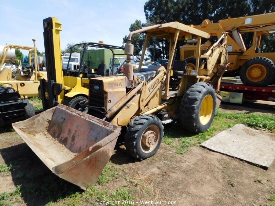 West Auctions - Auction: Backhoe, Gooseneck Trailers, Forklifts, Trucks ...