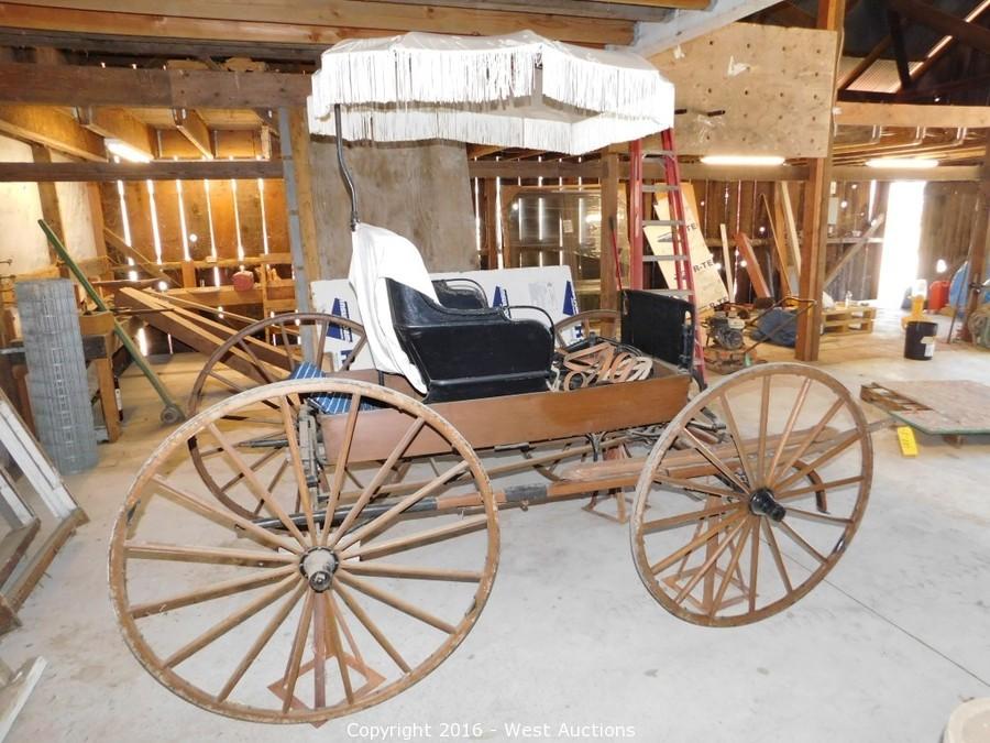 West Auctions - Auction: Antique 1890's Horse Drawn Doctor's Buggy ITEM ...