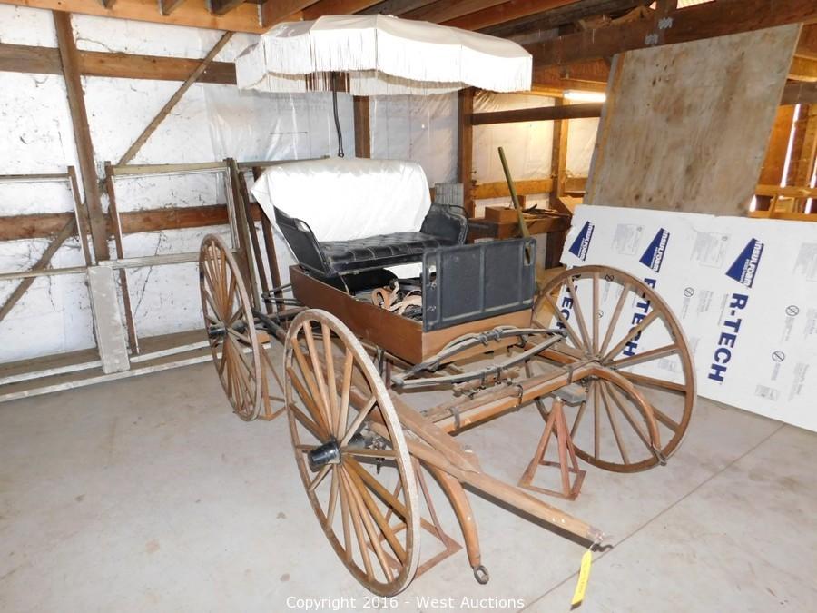 West Auctions - Auction: Antique 1890's Horse Drawn Doctor's Buggy ITEM ...