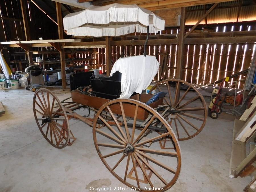 West Auctions - Auction: Antique 1890's Horse Drawn Doctor's Buggy ITEM ...