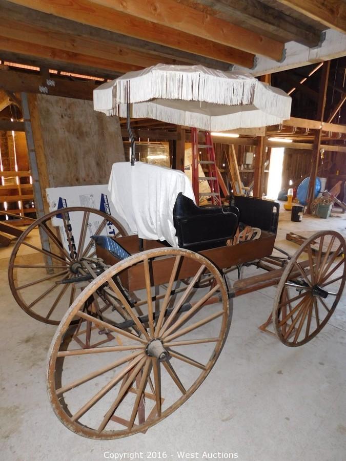 West Auctions - Auction: Antique 1890's Horse Drawn Doctor's Buggy ITEM ...