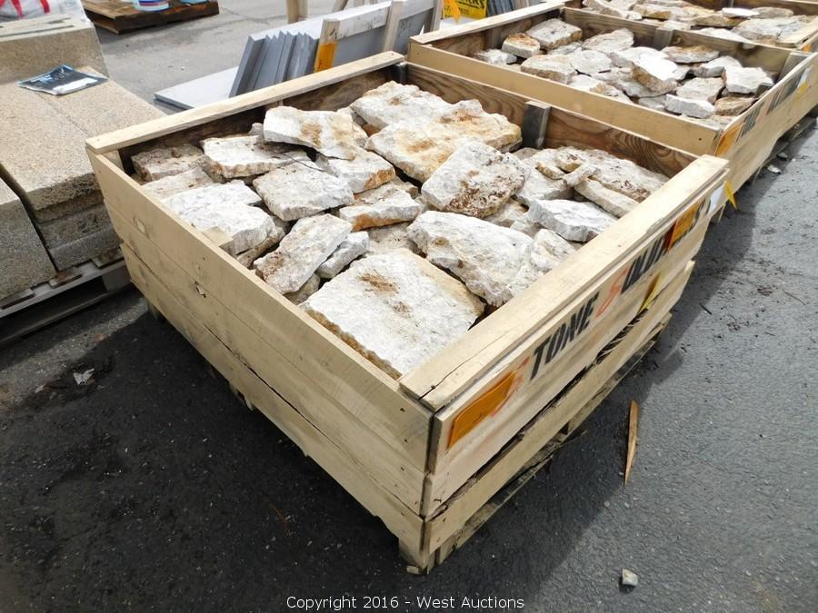West Auctions - Auction: Landscaping Granite Paving Slabs, Flagstone ...