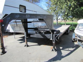 West Auctions - Auction: Two Gooseneck Utility Trailers and ...