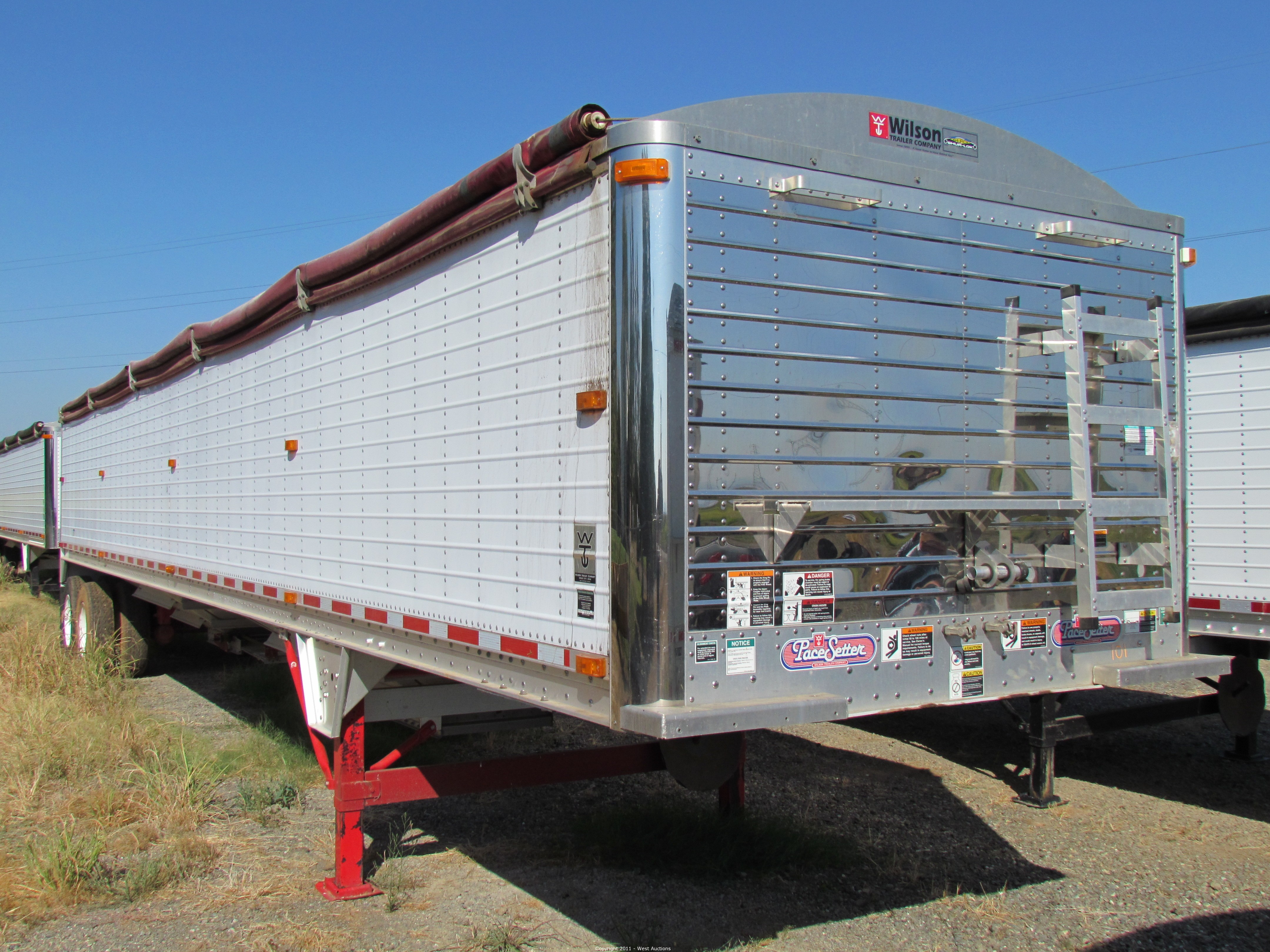 West Auctions - Auction: Grain Hopper Trailers, Dump Trailer, Chisel ...