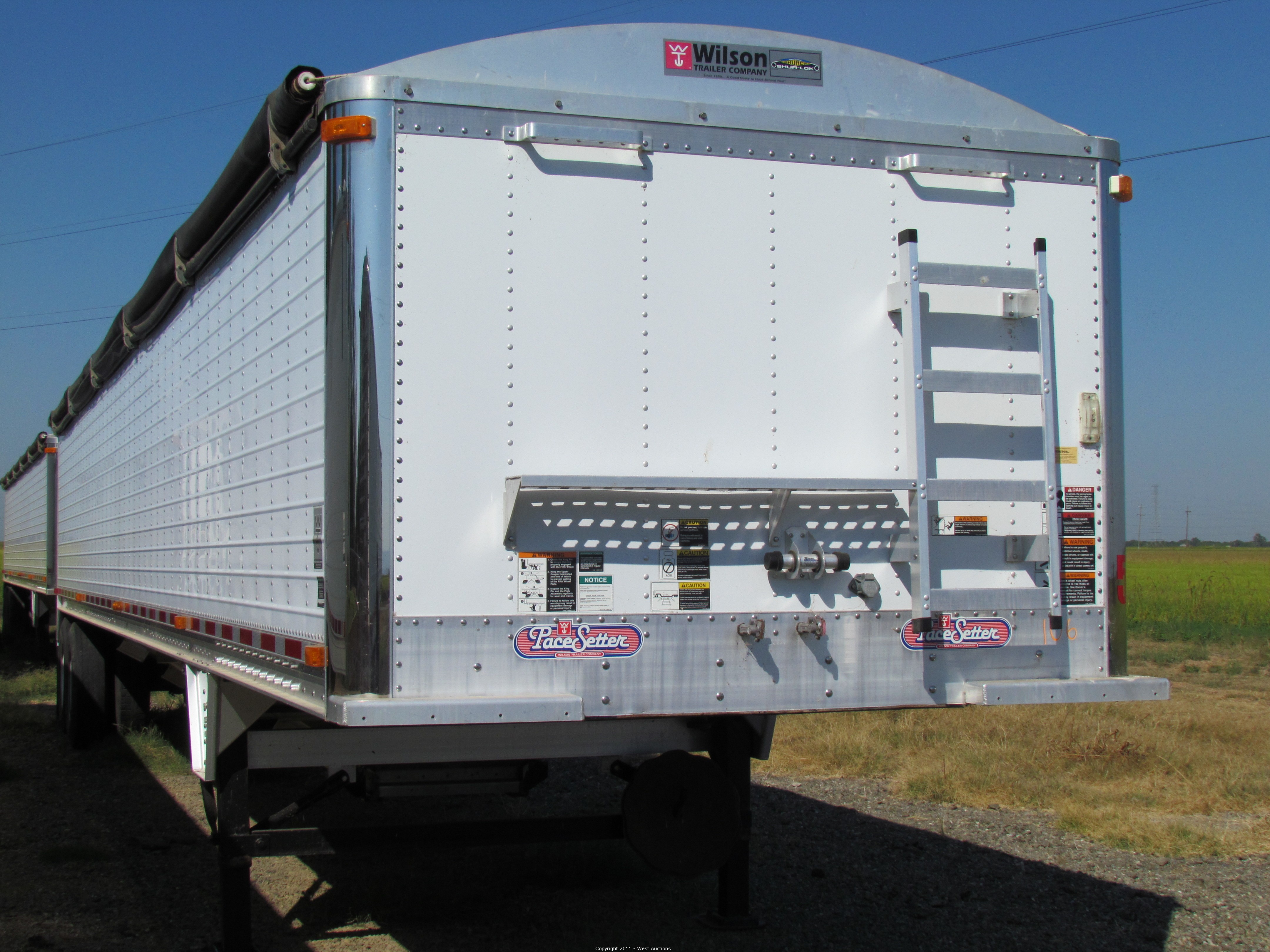 West Auctions - Auction: Grain Hopper Trailers, Dump Trailer, Chisel ...