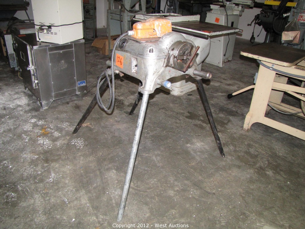 West Auctions - Auction: Machine Shop Tools and Equipment ITEM: Ridgid ...