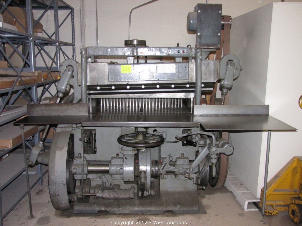 West Auctions - Auction: Printing and Custom Binding Manufacturer ITEM ...