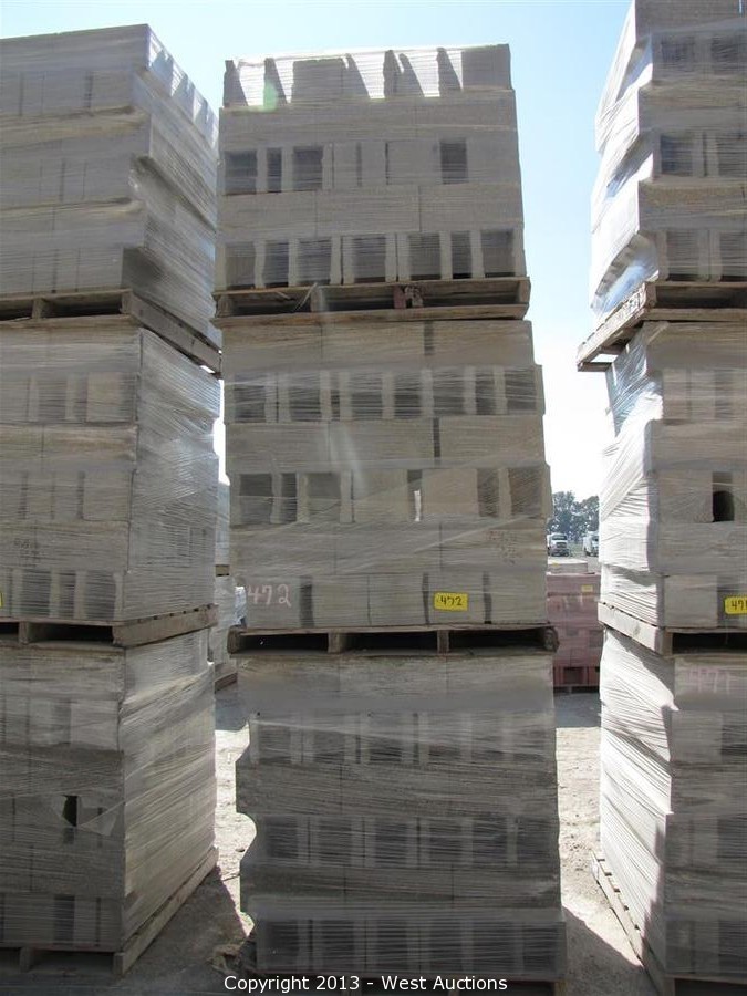 West Auctions - Auction: Stone Pavers, Concrete Blocks, and Retaining ...