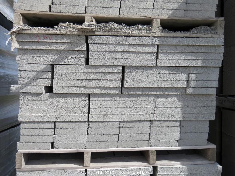 West Auctions - Auction: Grey Blocks- Castlelite ITEM: 1 Pallet Masonry ...