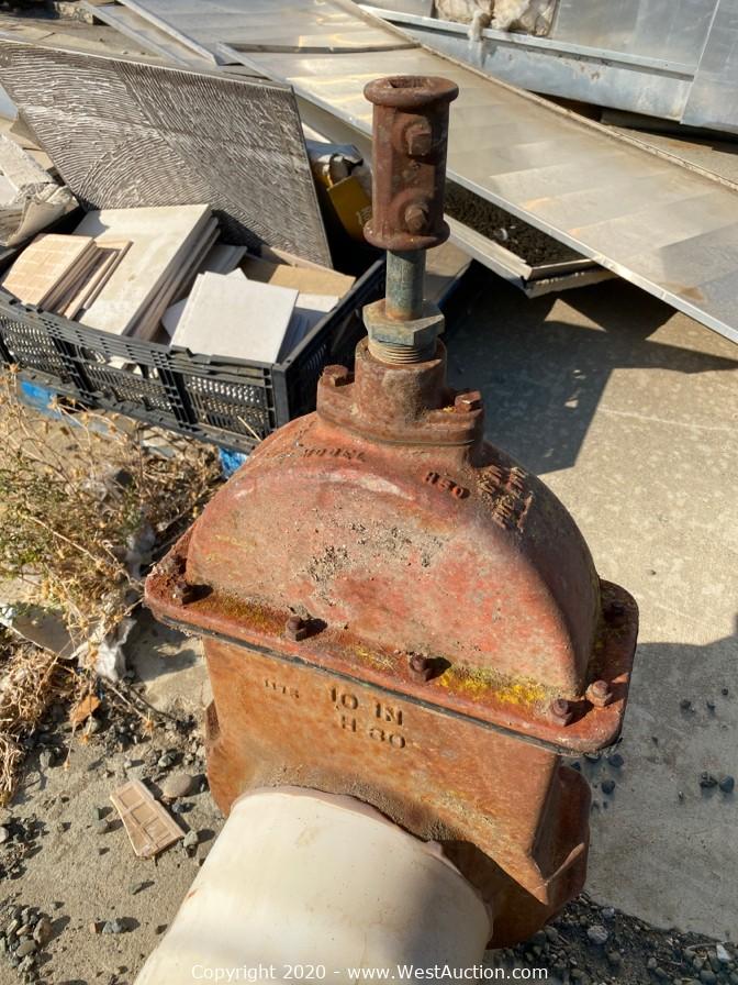 West Auctions - Auction: International Box Truck, 20ft Flatbed Trailer ...