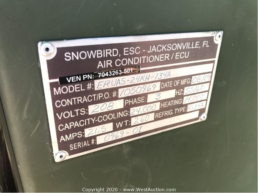 West Auctions - Auction: Online Auction of Snowbird ECU Military Air ...