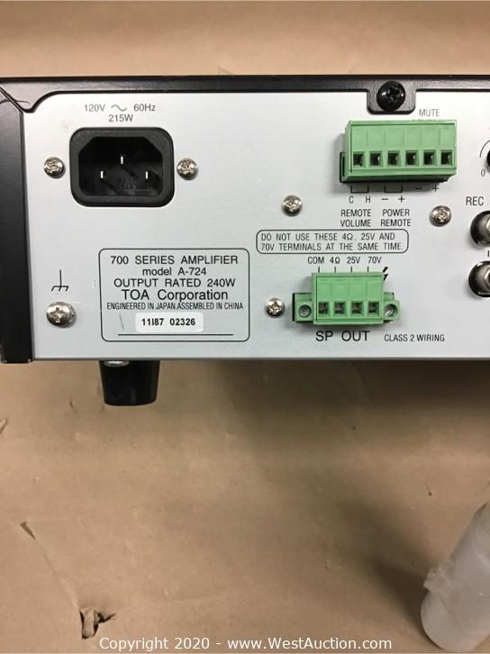 West Auctions - Auction: Online Surplus Auction of Corporate Audio ...