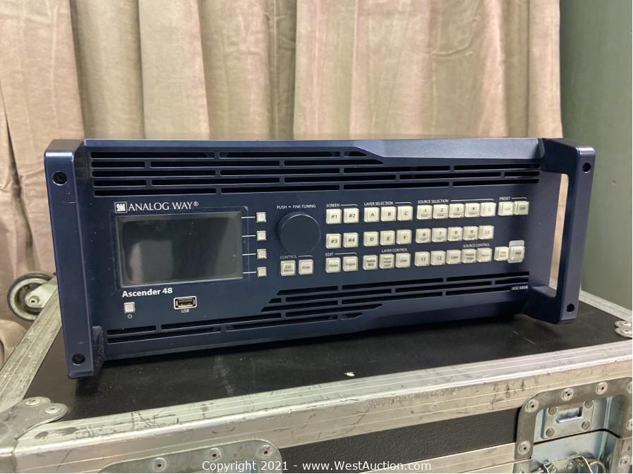 West Auctions - Auction: Surplus Mixers, Speakers and Equipment from ...