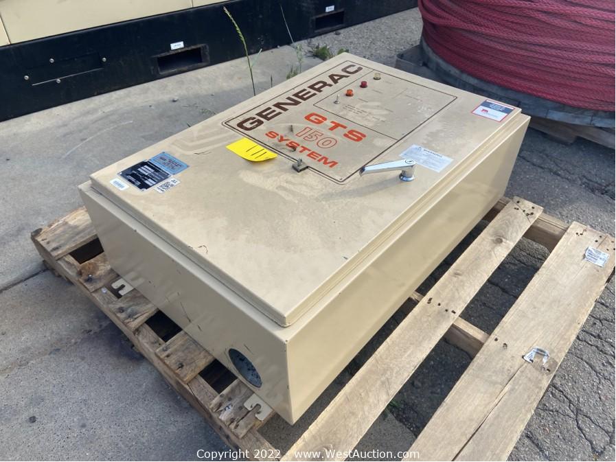West Auctions - Auction: Generators, Transfer Switches, Lifts, Welders ...