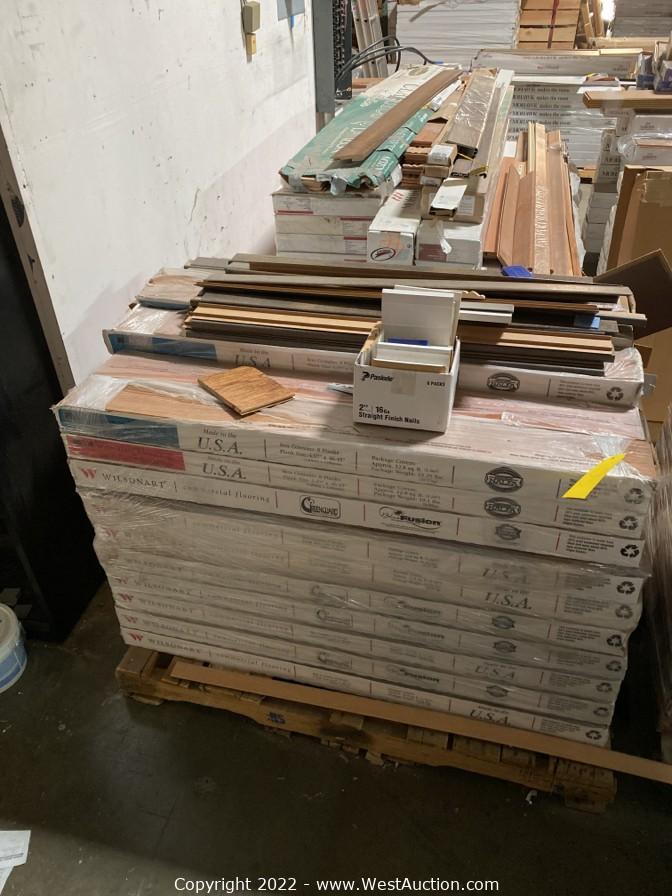 West Auctions - Auction: Pallet Racking, Tools, Hardwood Flooring ...