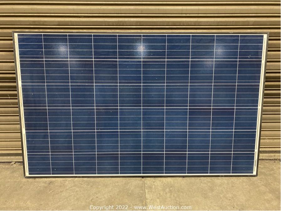West Auctions - Auction: Online Auction of Surplus Solar Panels from ...