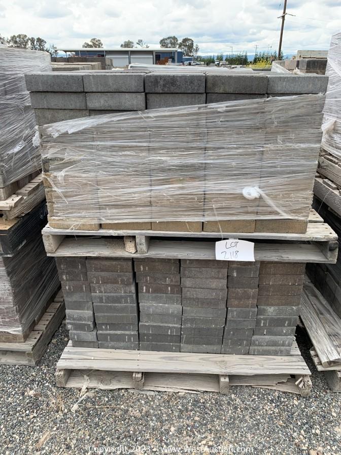 West Auctions - Auction: Online Auction of Patio Pavers, Wall Blocks ...