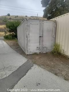 West Auctions - Auction: 24' Shipping Container For Sale in San ...