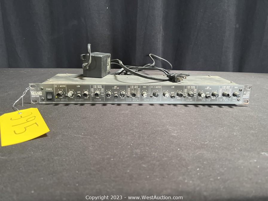 West Auctions - Auction: Online Auction from Professional Audio ...