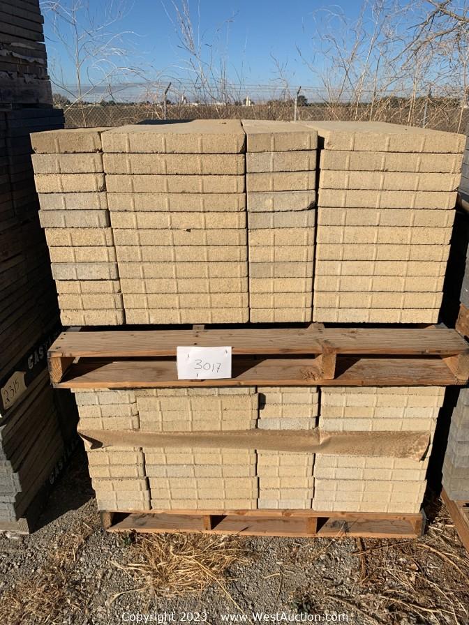 West Auctions - Auction: Surplus Auction of Patio Pavers in Dixon ...