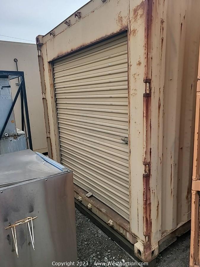 West Auctions - Auction: Surplus Auction of Shipping Containers ITEM: 20' Shipping Container