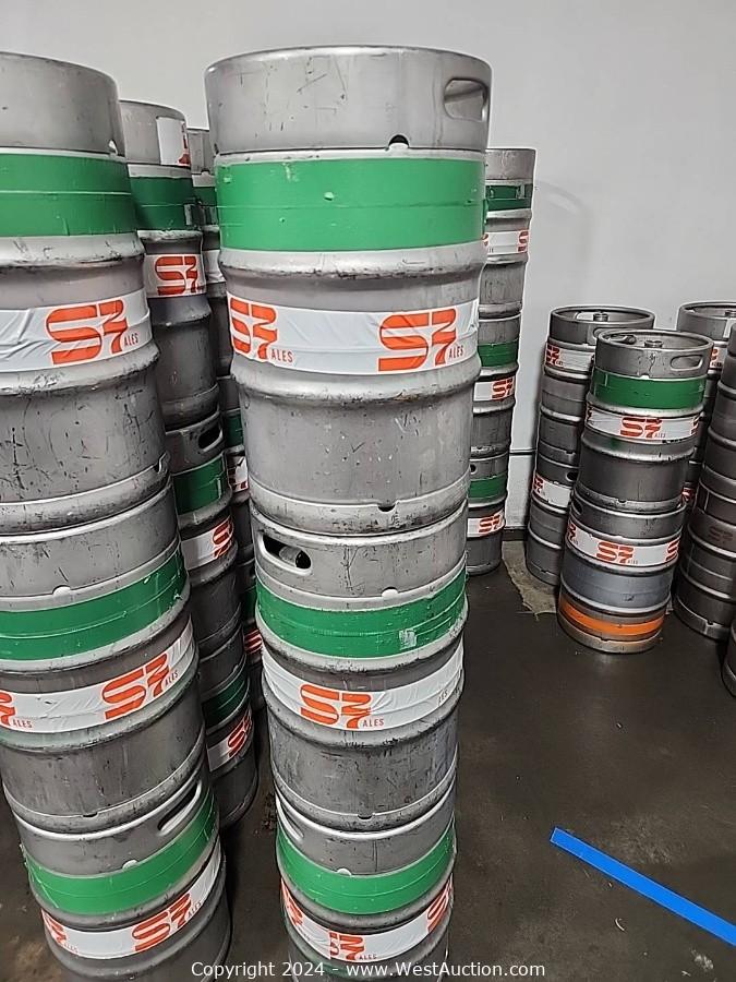 West Auctions - Auction: Online Auction of S27 Alehouse & Brewery ITEM: (15) Kegs 50L