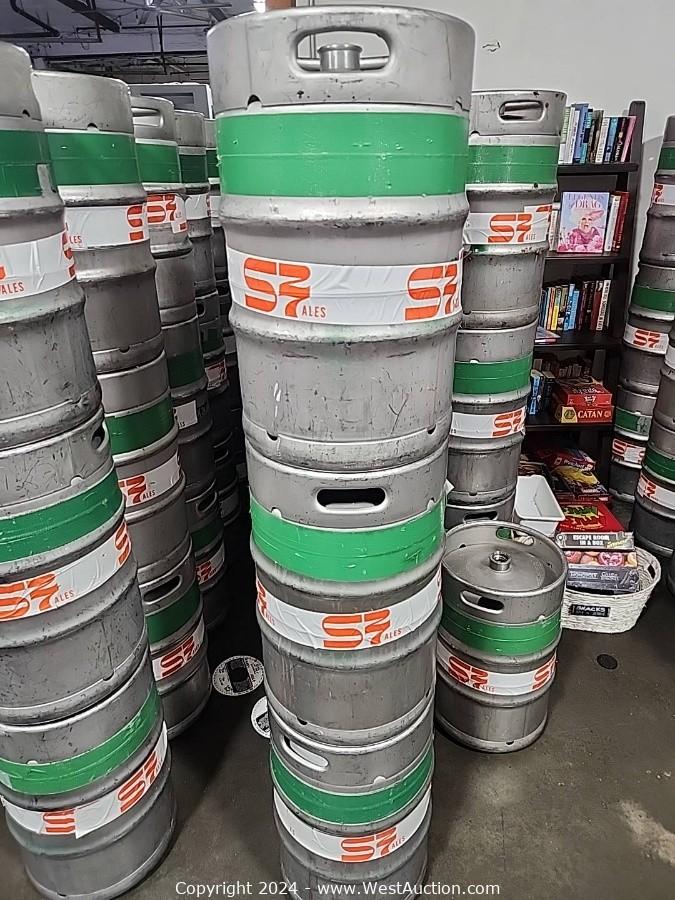 West Auctions - Auction: Online Auction of S27 Alehouse & Brewery ITEM: (15) Kegs 50L