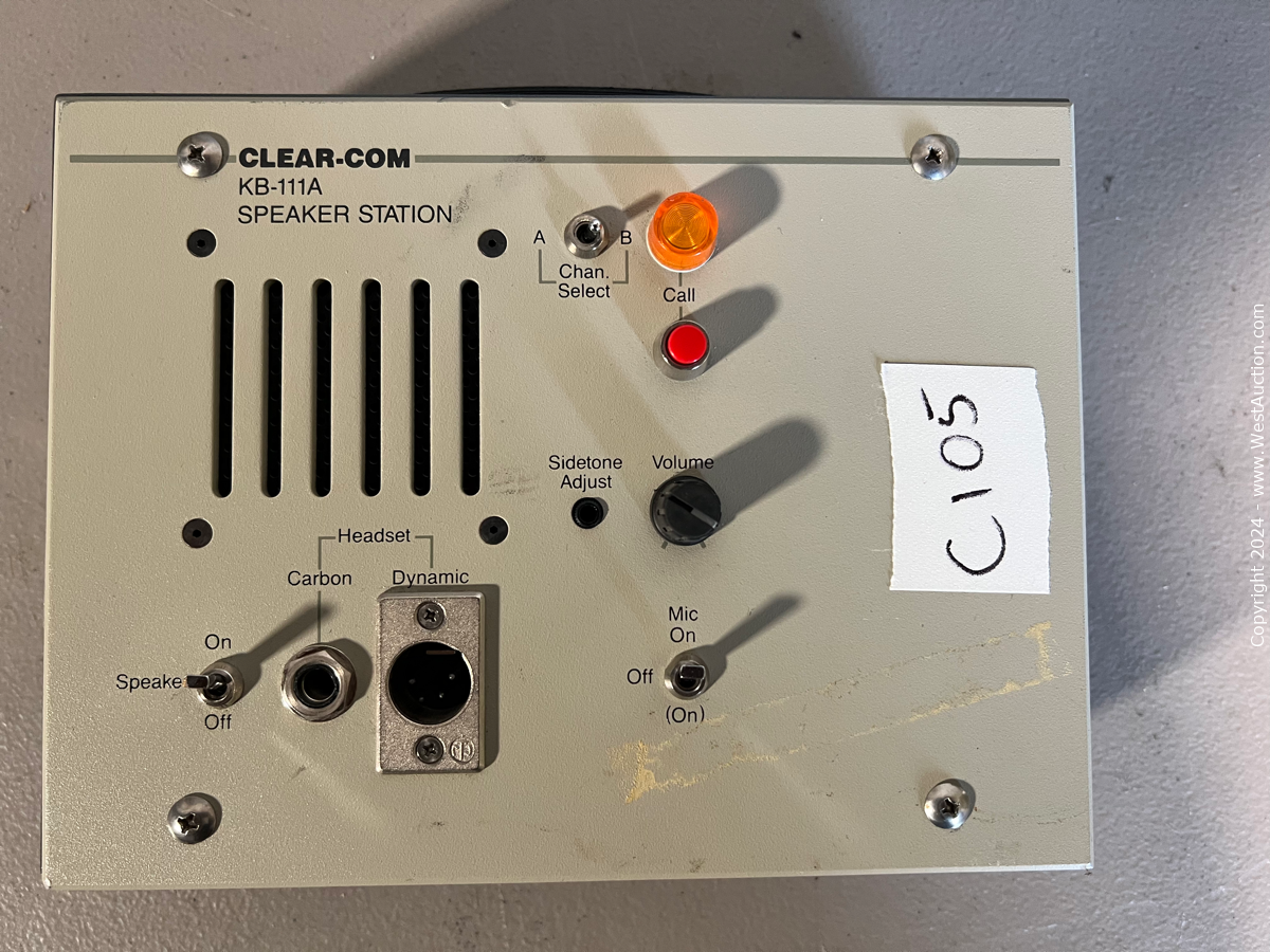 West Auctions - Auction: Part 1 of 2: Sound, Lighting, Broadcast, and ...